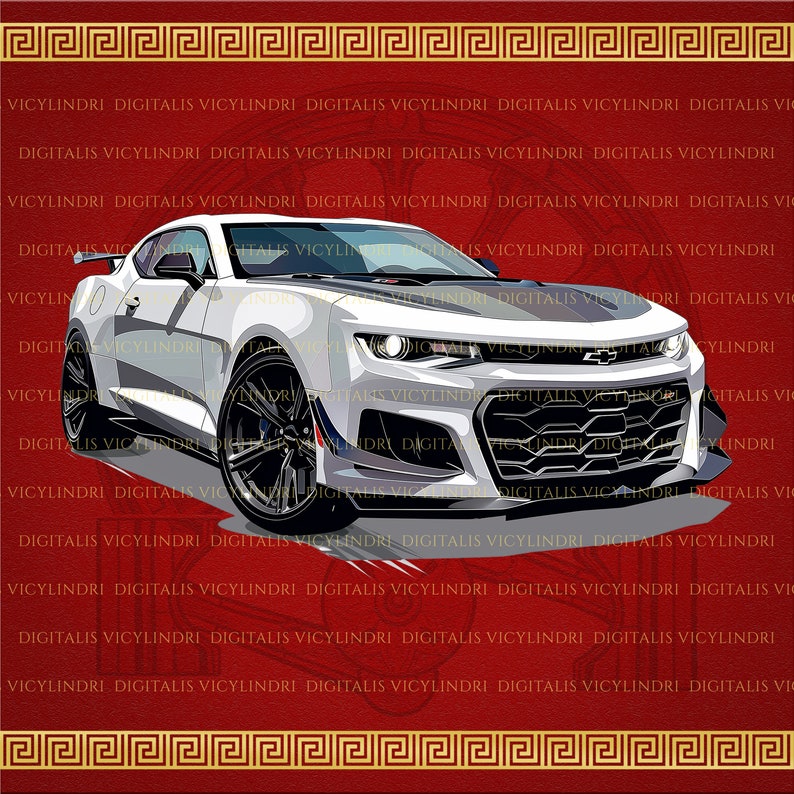 Chevrolet Camaro ZL1 PNG, Chevrolet Decal, Car Printables, Bumper ...