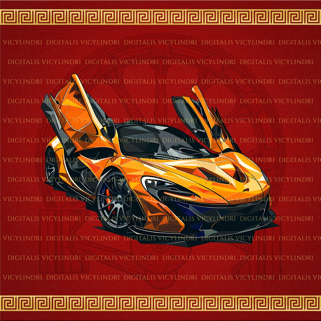 Mclaren P1 PNG, Mclaren Decal, Car Printables, Bumper Sticker Png ...