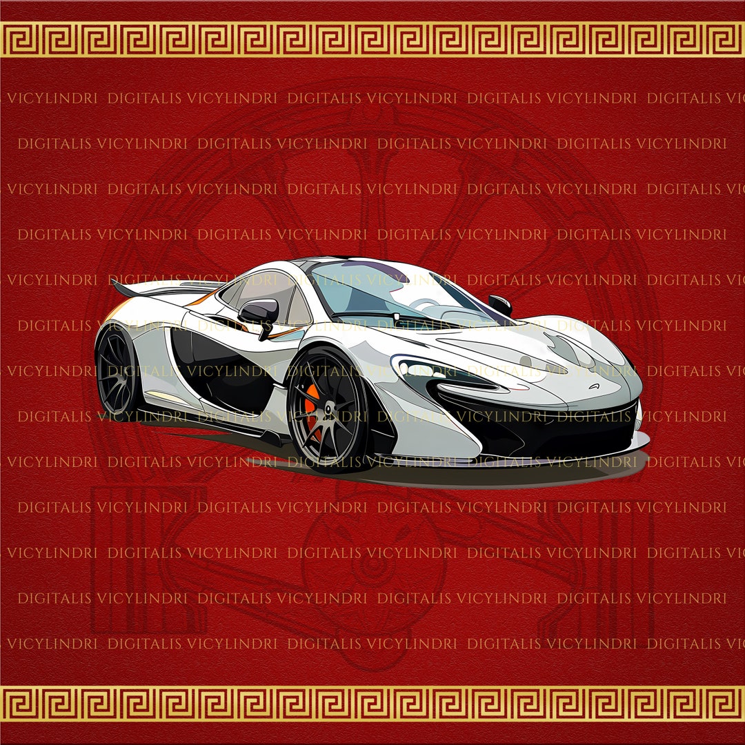 Mclaren P1 PNG, Mclaren Decal, Car Printables, Bumper Sticker Png ...