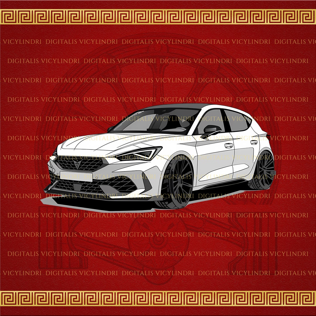 Cupra Leon PNG, Cupra Decal, Car Printables, Bumper Sticker Png, Bumper ...