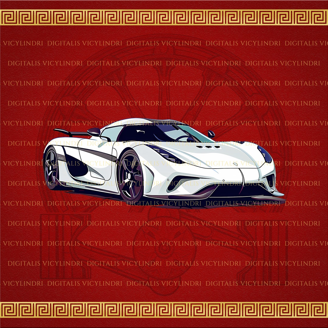 Koenigsegg Regera PNG, Koenigsegg Decal, Car Printables, Bumper Sticker ...