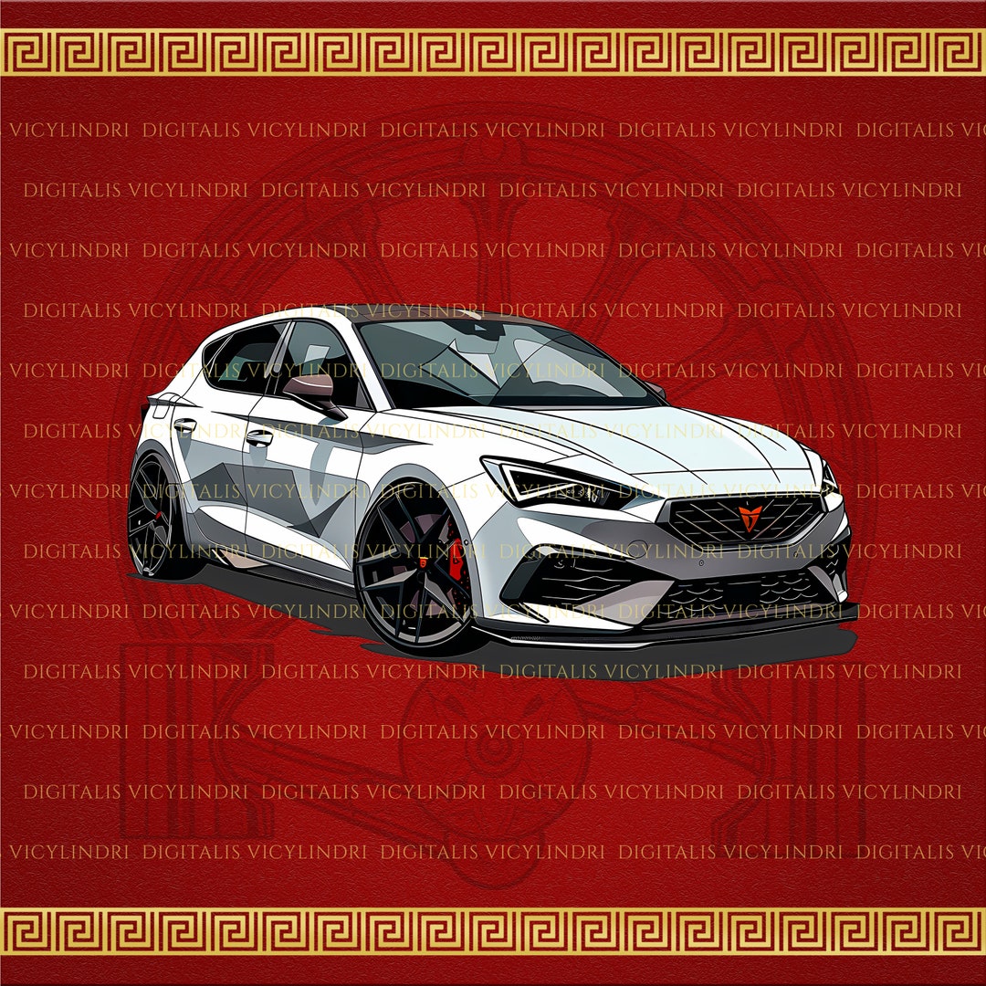 Cupra Leon PNG, Cupra Decal, Car Printables, Bumper Sticker Png, Bumper ...