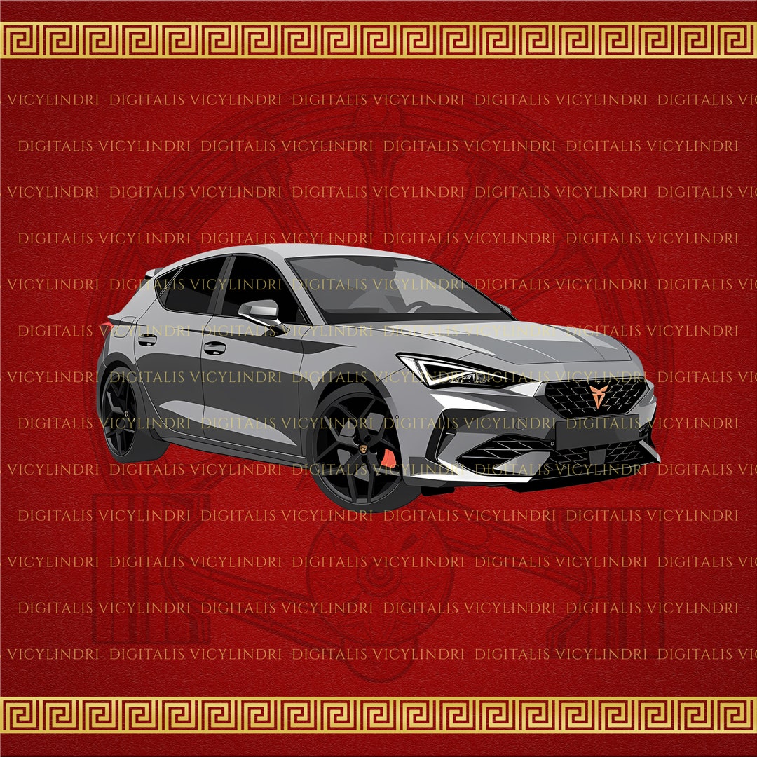 Cupra Leon PNG, Cupra Decal, Car Printables, Bumper Sticker Png, Bumper ...