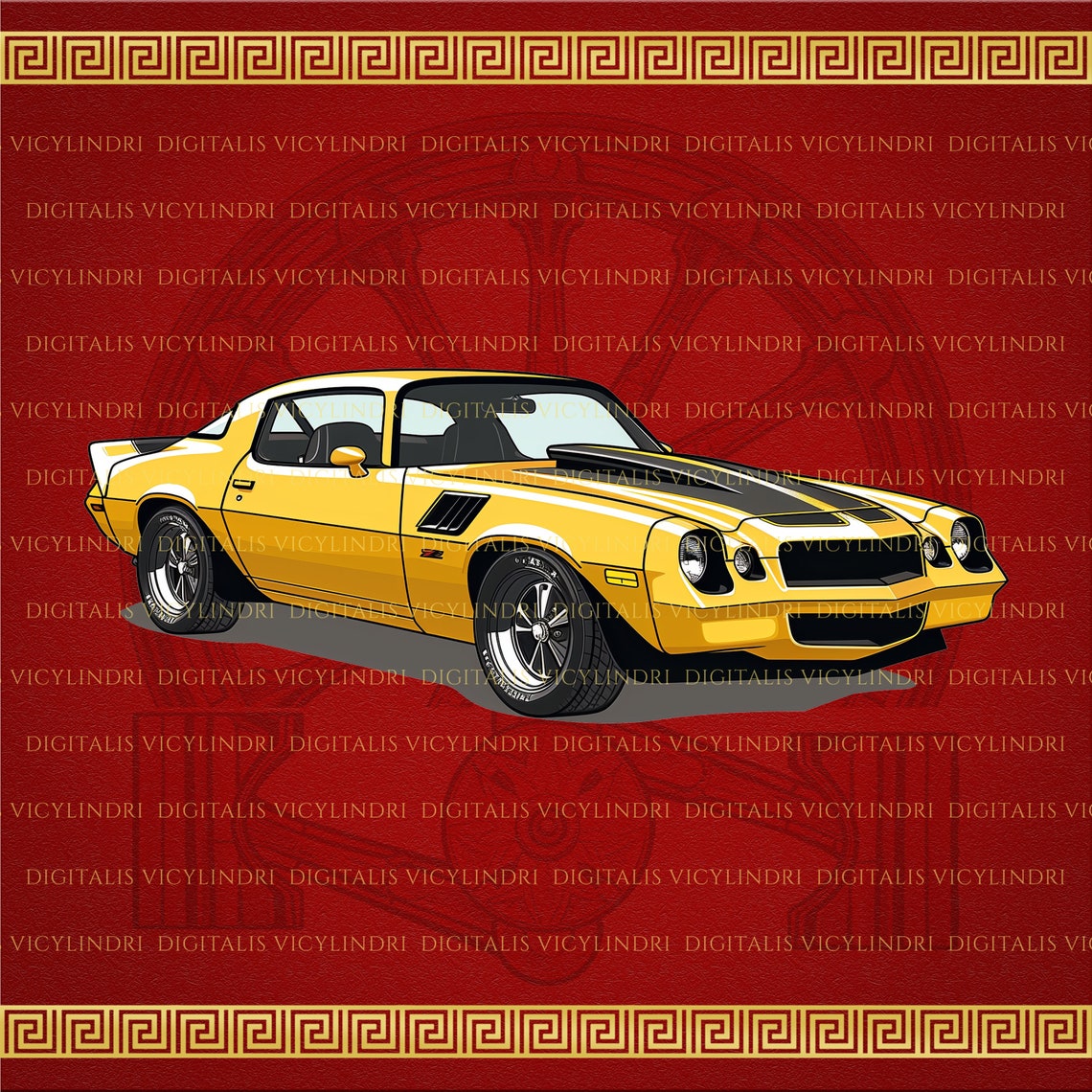 Chevrolet Camaro Z28 PNG, Chevrolet Decal, Car Printables, Bumper ...