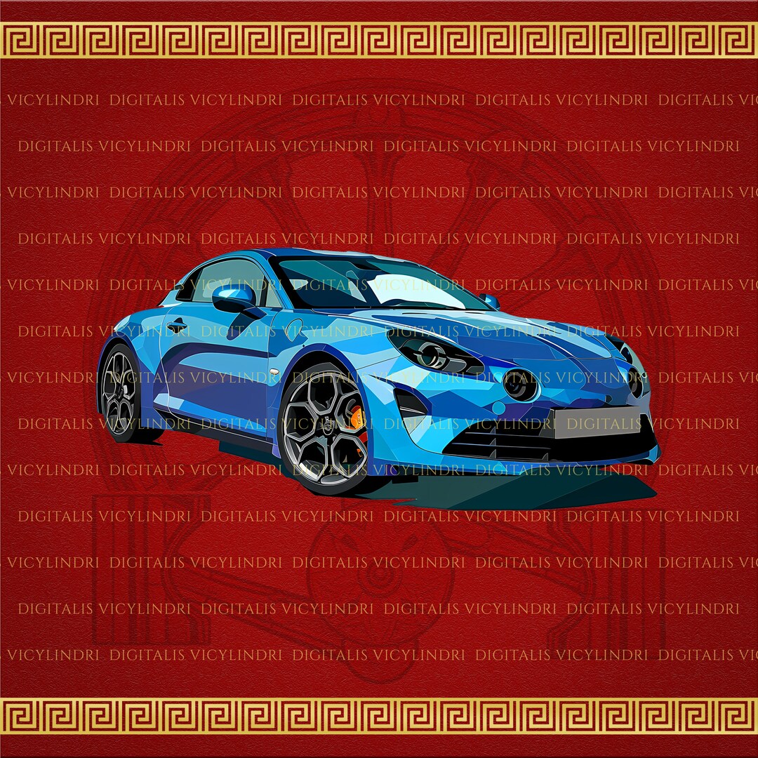 Alpine A110S PNG, Alpine Decal, Car Printables, Bumper Sticker Png ...
