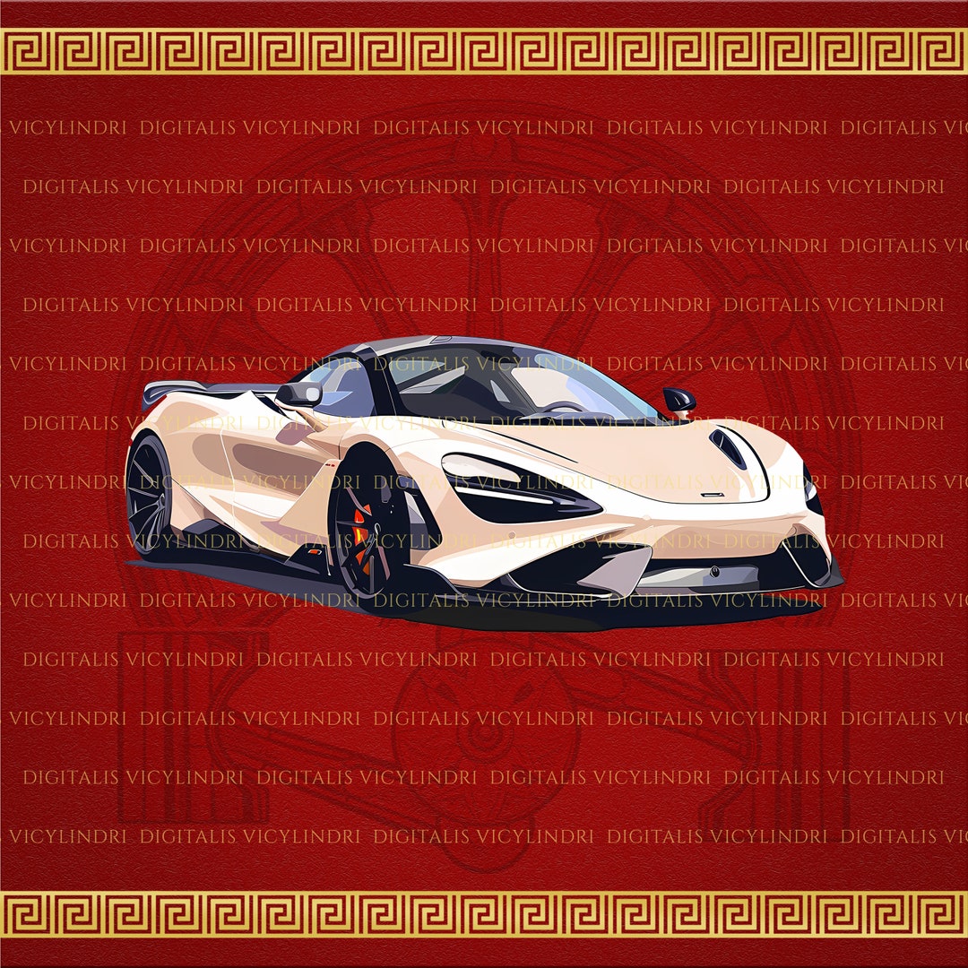 Mclaren 765LT PNG, Mclaren Decal, Car Printables, Bumper Sticker Png ...