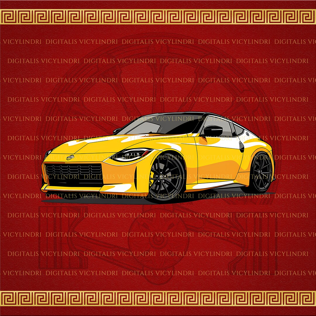 Nissan Z PNG, JDM Decal, Car Printables, Bumper Sticker Png, Bumper ...