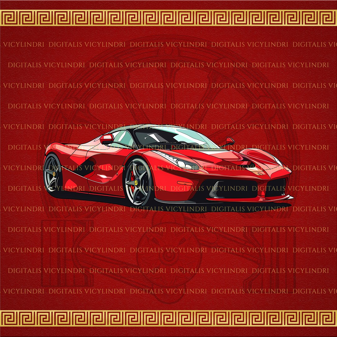 Ferrari Laferrari PNG, Ferrari Decal, Car Printables, Bumper Sticker ...