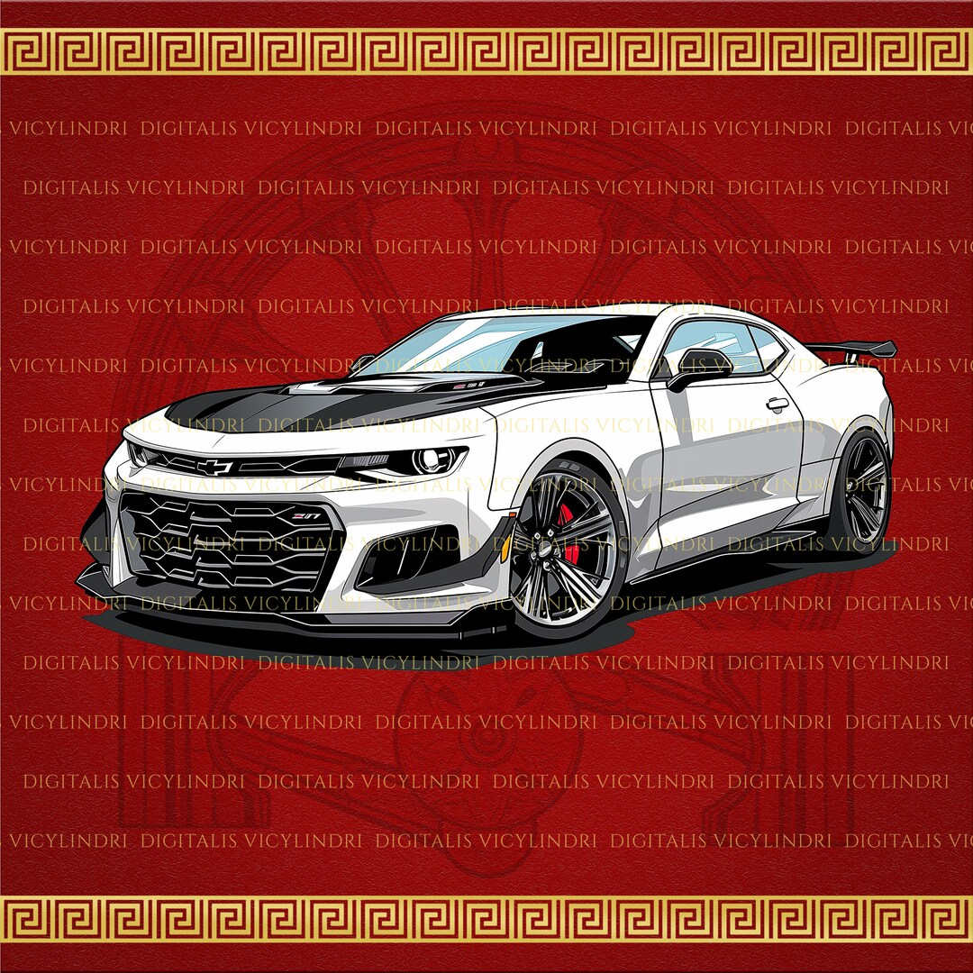 Chevrolet Camaro ZL1 PNG, Chevrolet Decal, Car Printables, Bumper ...