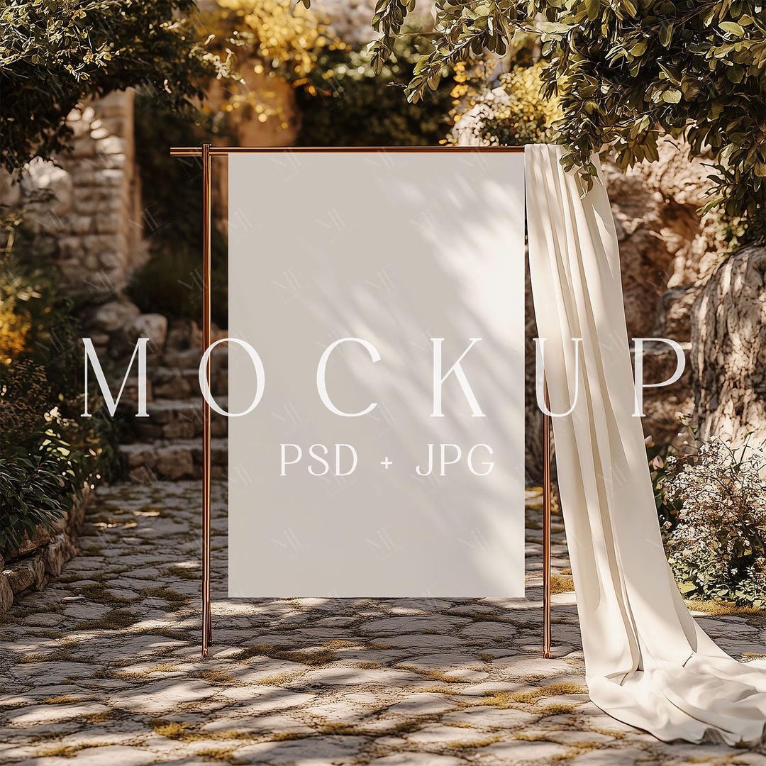 Welcome Sign Mockup, Poster Mockup, Backdrop Stand Mockup, Backdrop ...