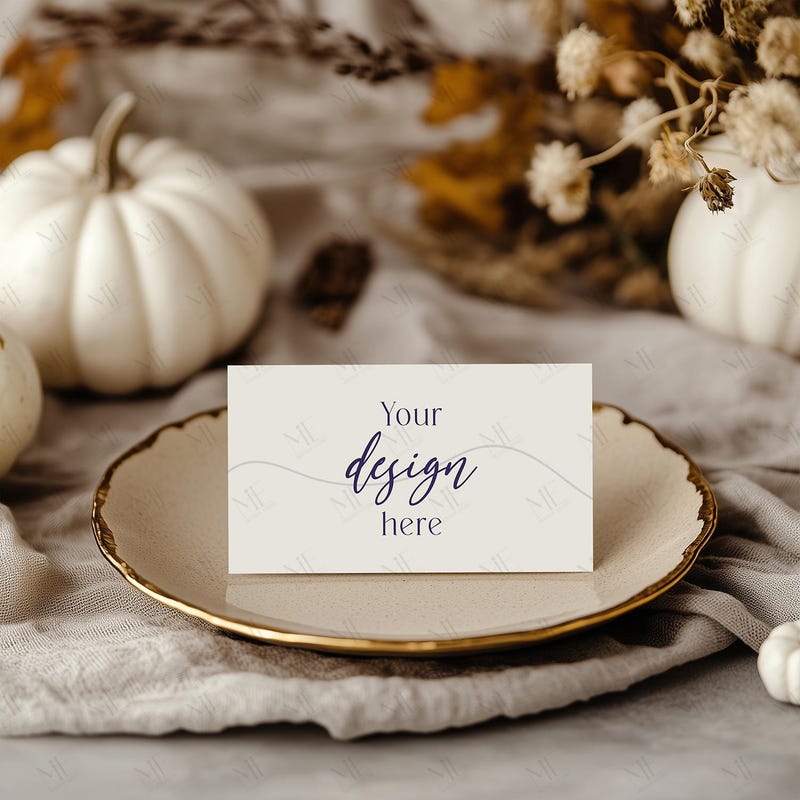 Halloween Place Card - Etsy