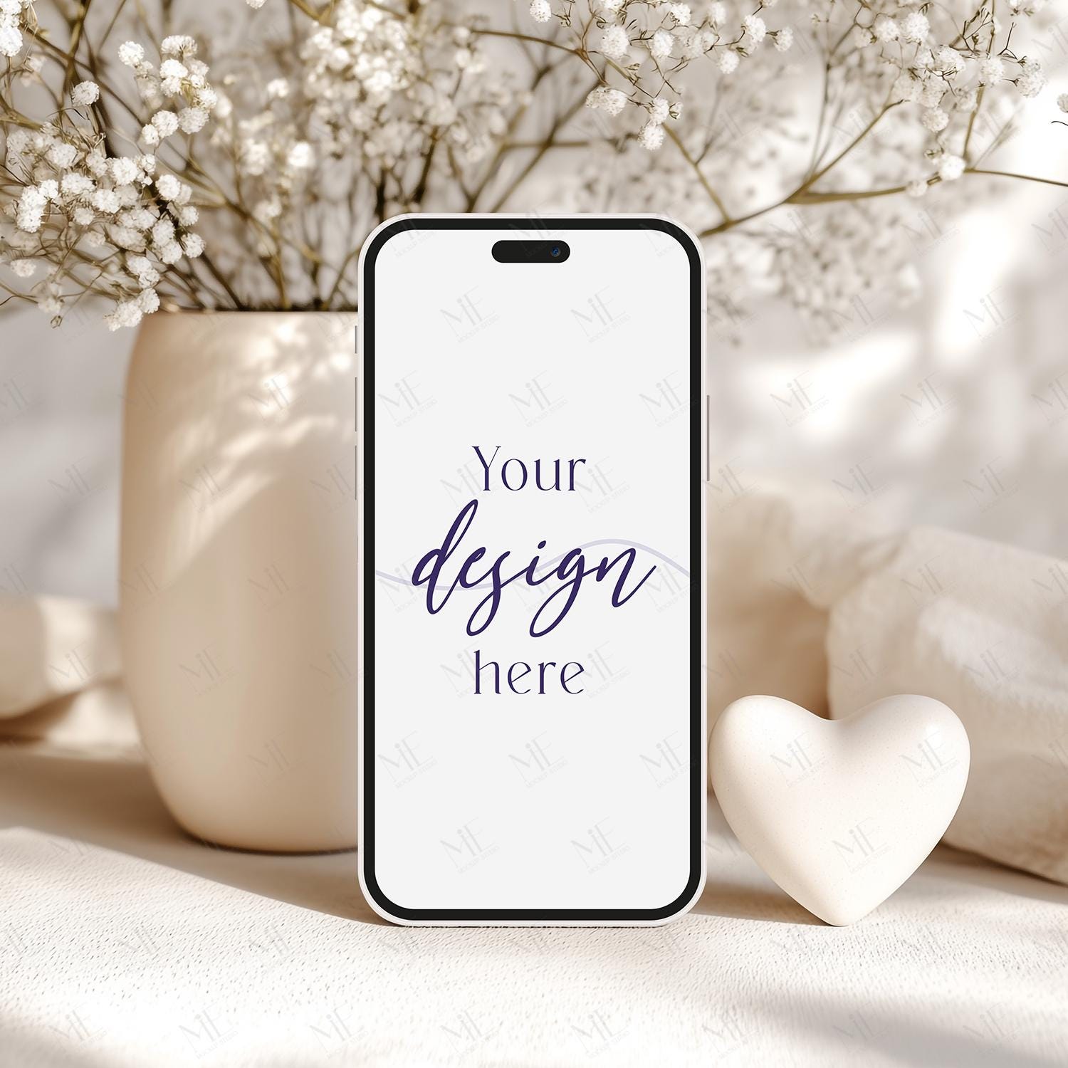 Smartphone Mockup, Phone Mockup PSD, iPhone Screen Mock up PSD, Device ...