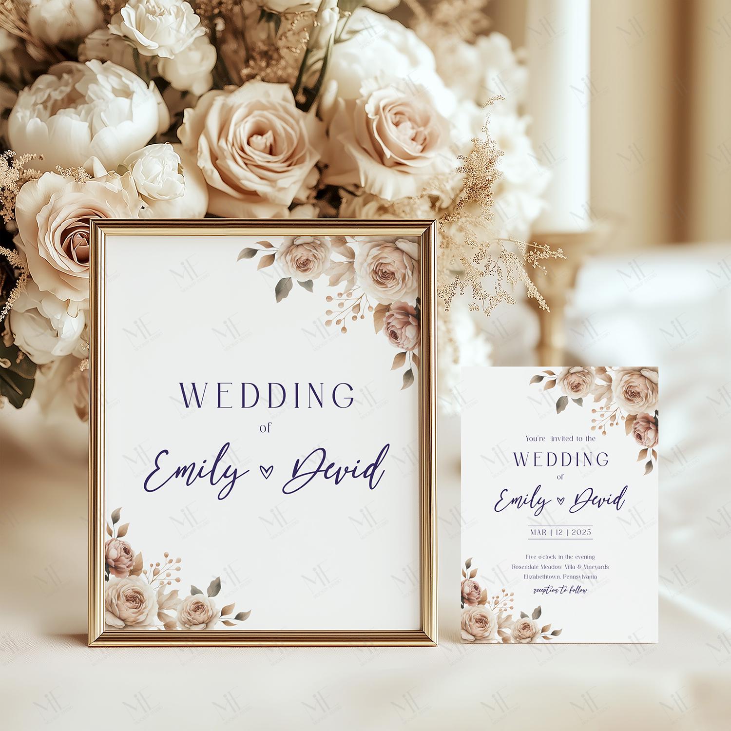 Time Capsule Mockup, 8x10 Frame 5x7 Card Template, Wedding or Birthday ...