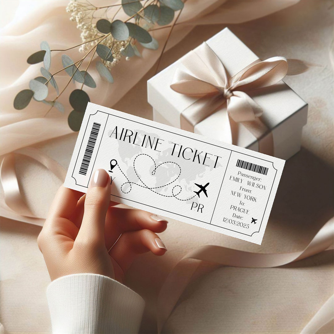 Gift Voucher Cards Mockup, Boho Trip Ticket 7x3 Mockup, Gift ...