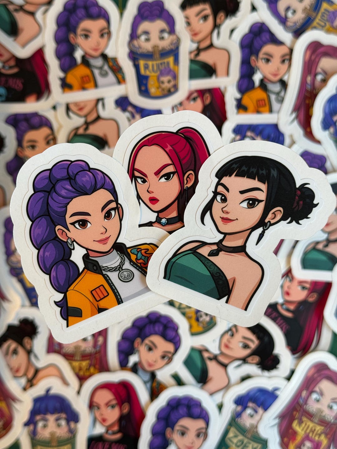 Huntrix K-pop Demon Hunters Stickers Large Matte Finish - Etsy