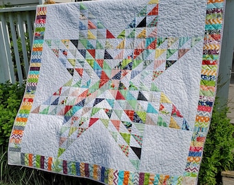Homemade Large Throw Quilt - Etsy