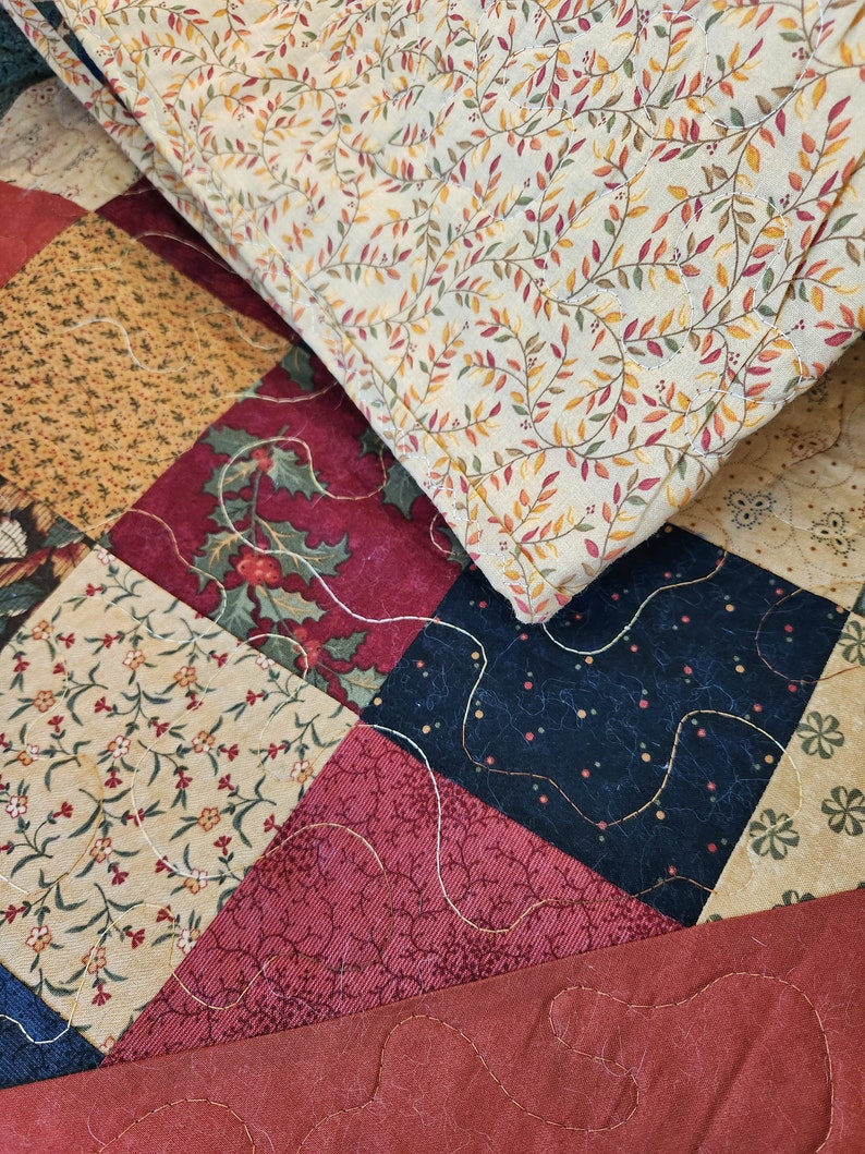 Homemade Large Throw Quilt - Etsy