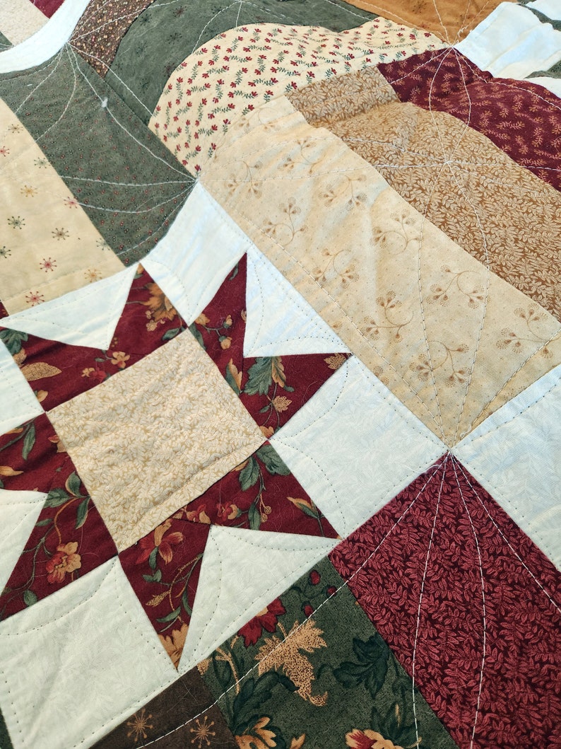 Homemade Large Throw Quilt - Etsy