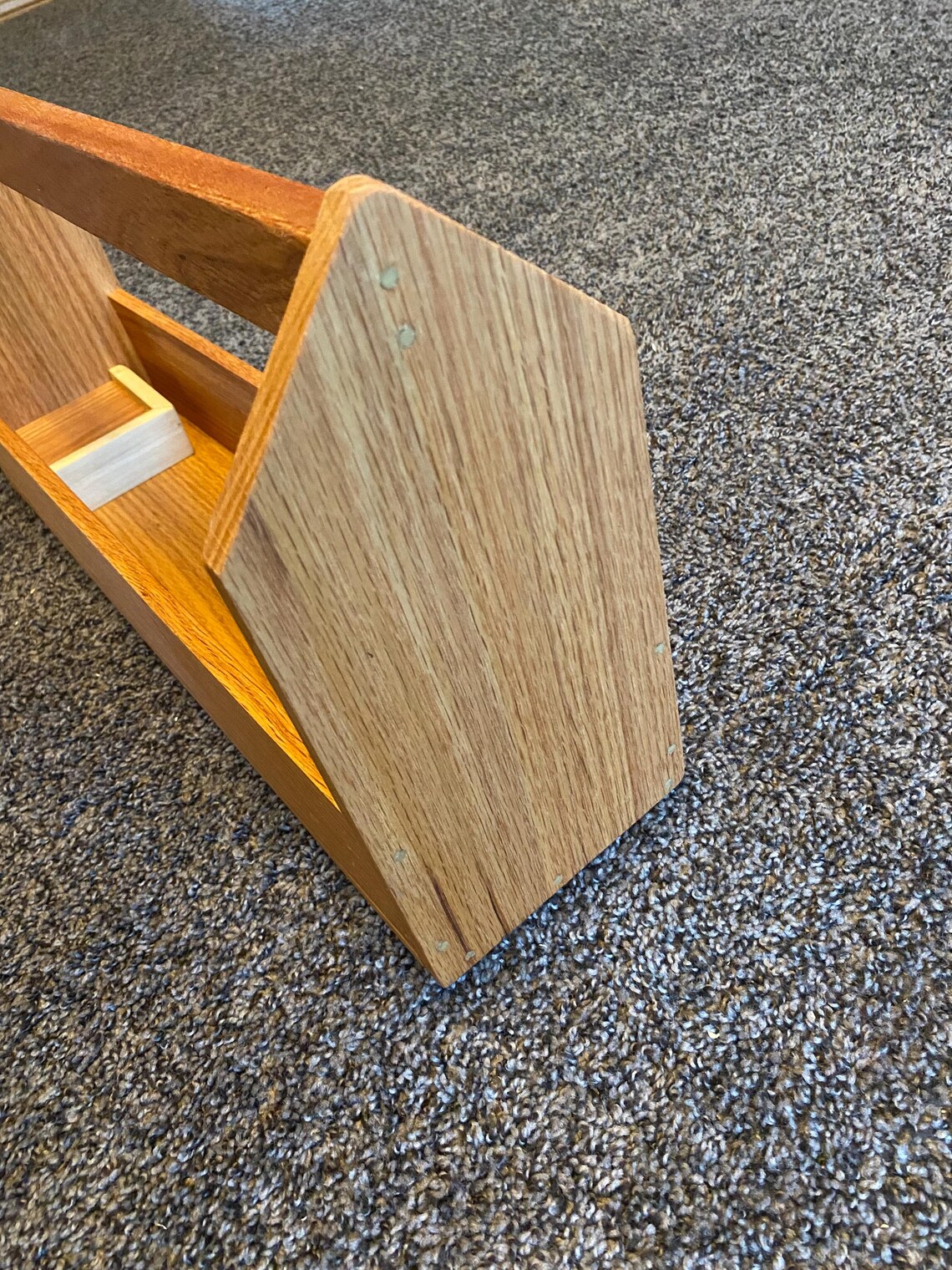 Farrier Box, Carpenter Toolbox, Oak Toolbox, Vintage Toolbox, Red Oak ...