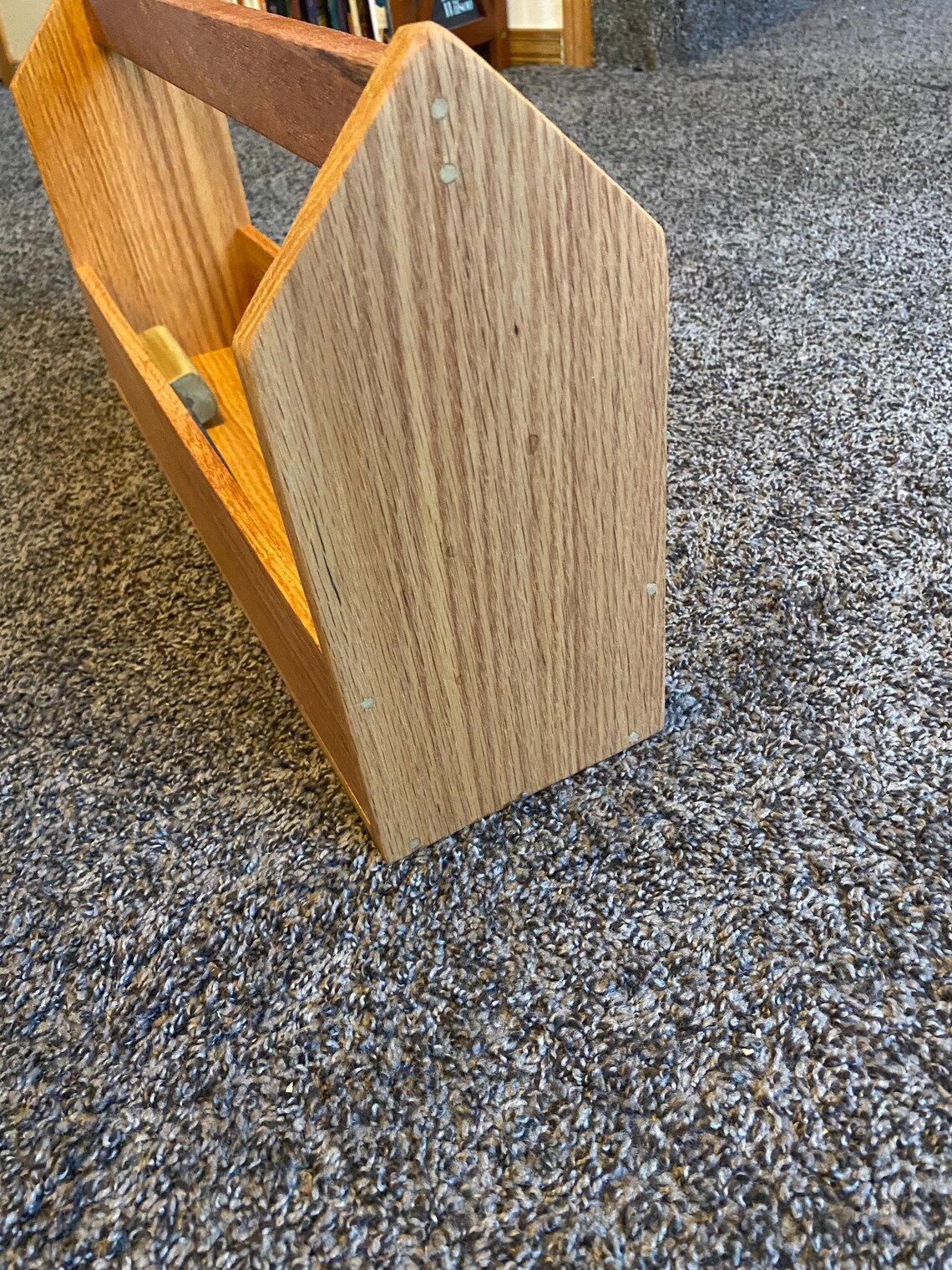 Farrier Box, Carpenter Toolbox, Oak Toolbox, Vintage Toolbox, Red Oak ...