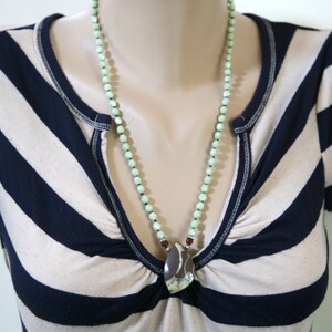 Lemon Jade Mint Freeform Jasper Chocolate Brown Pendant - Etsy