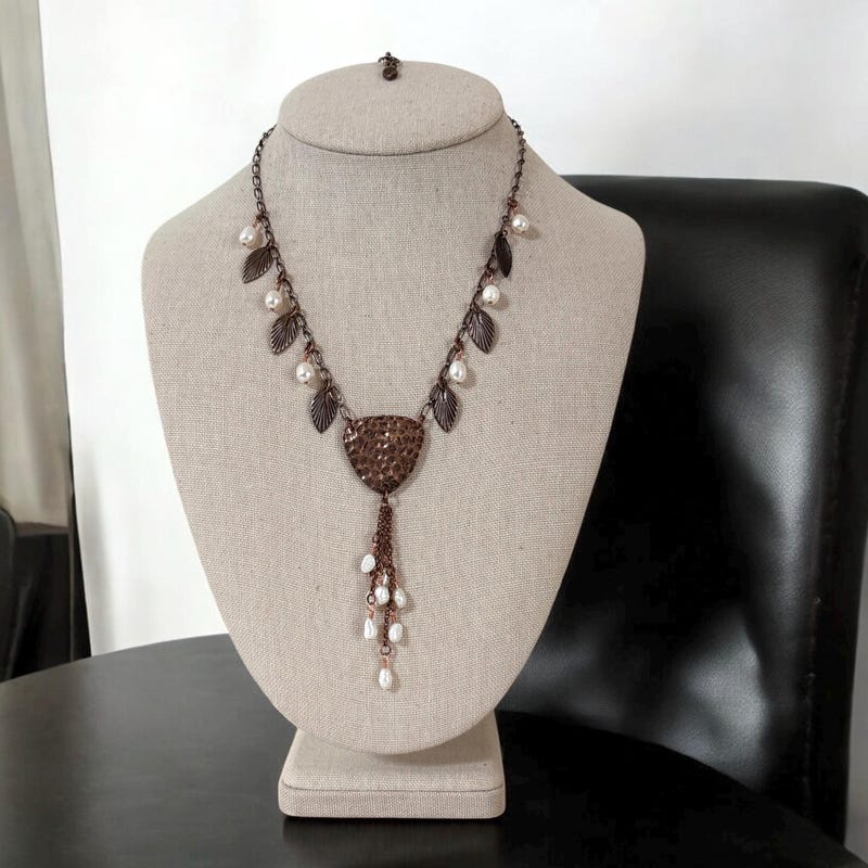 Cascading Copper Necklace - Etsy