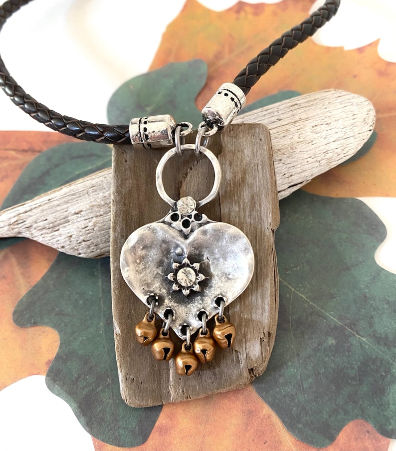 Braided Leather Cord Pendant Necklace Four Choices Choker - Etsy