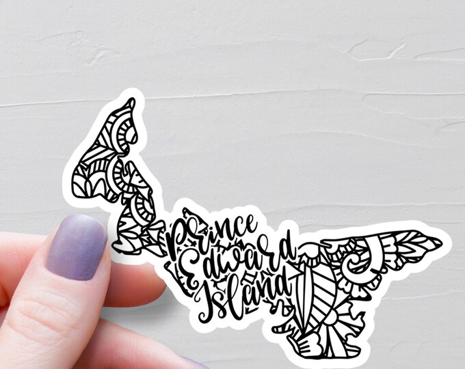 Pei,prince Edward Island, Stickers, Weatherproof Sticker, Travel ...