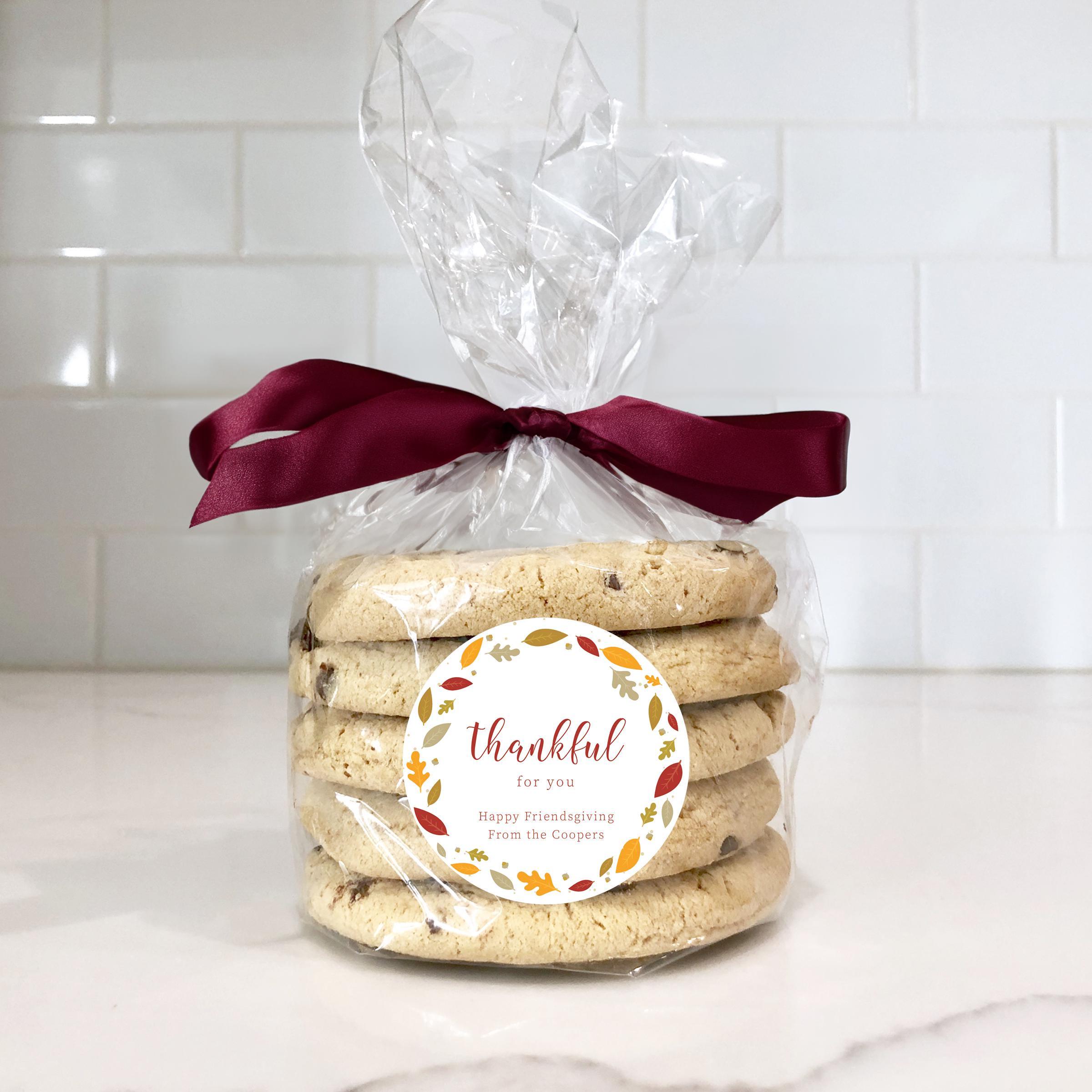 Personalized Friendsgiving Gift Stickers, Happy Friendsgiving Party ...