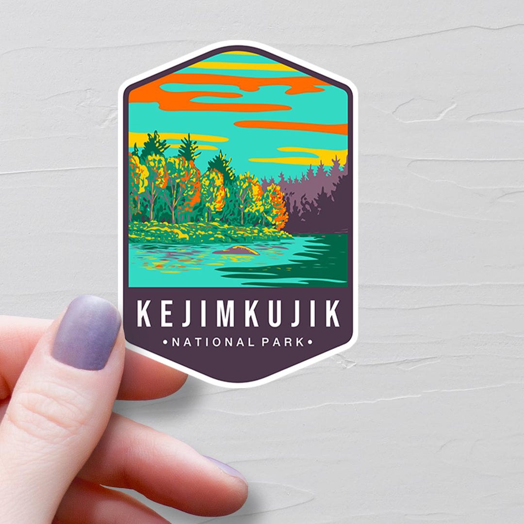 Kejimkujik National Park Sticker, Vinyl Travel Sticker, Nova Scotia ...