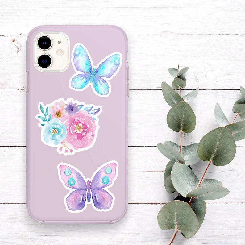 Butterfly Sticker Pack of 5, Vinyl Stickers, Butterfly Laptop Stickers ...