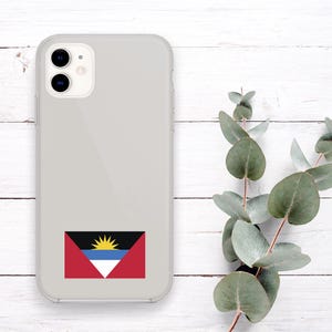 Antigua and Barbuda Flag Sticker, Vinyl Travel Stickers, Caribbean ...