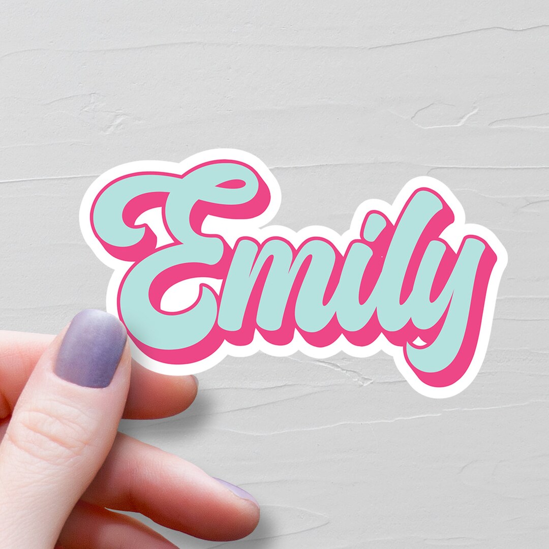 Custom Name Stickers, Vinyl Stickers, Water Bottle Stickers ...