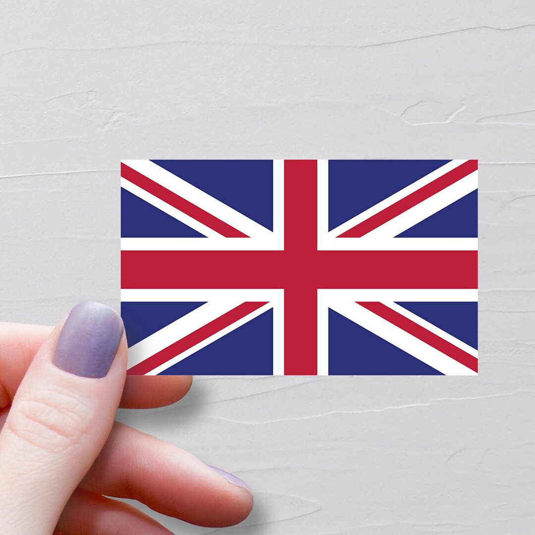 UK Flag Sticker, Vinyl Travel Stickers, United Kingdom Flag, British ...