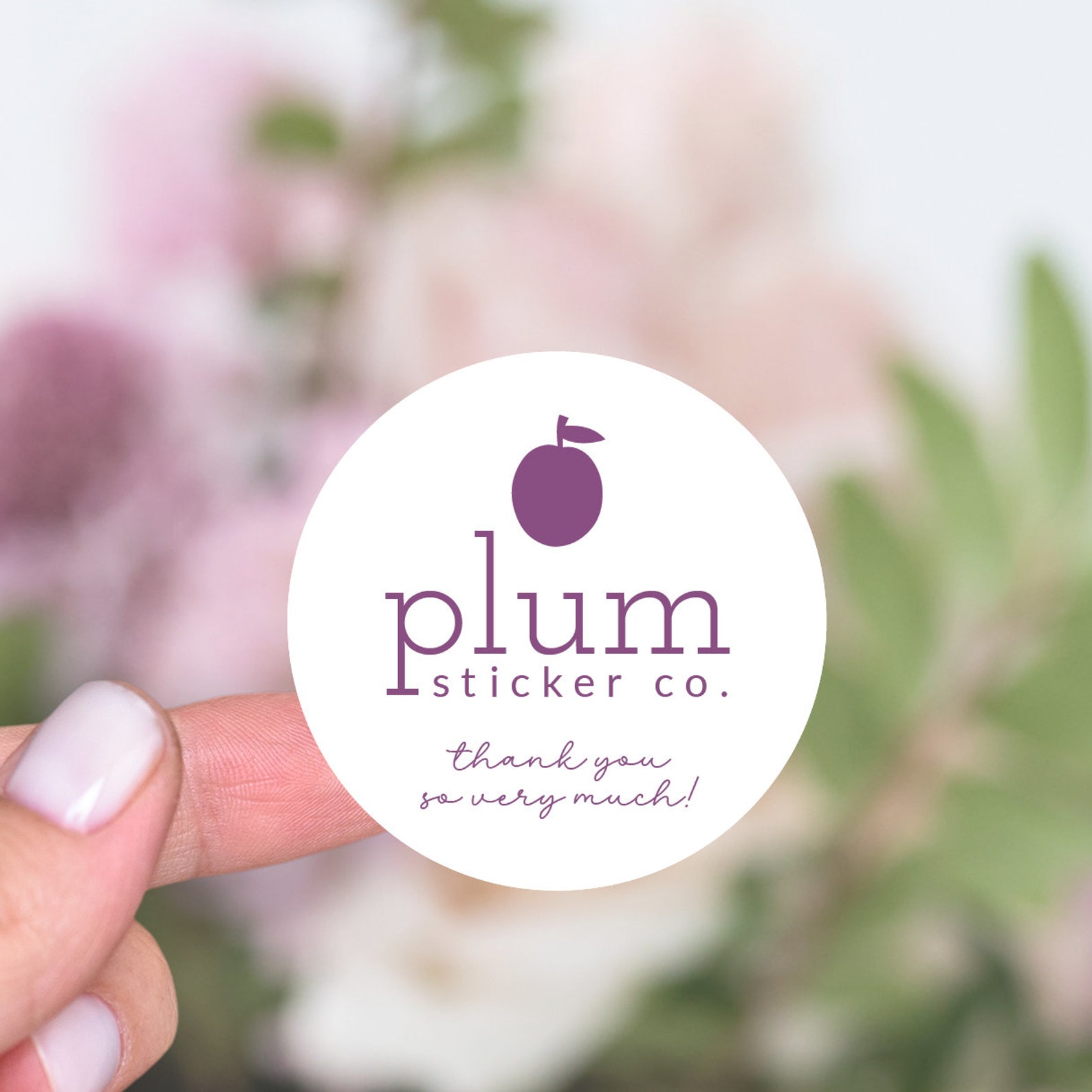 Custom Logo Stickers, Vinyl Stickers, Thank You Stickers Business ...