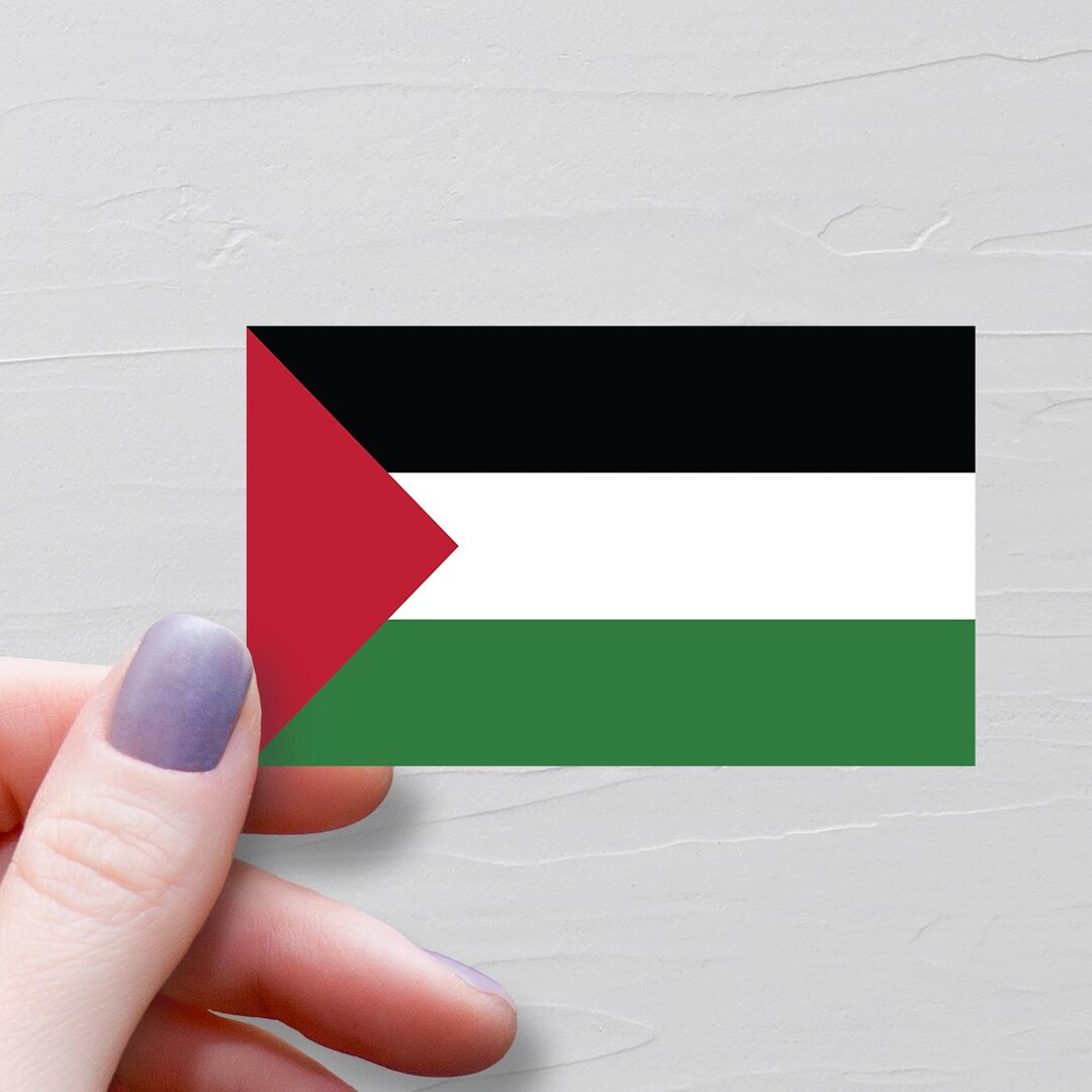 Palestine Flag Sticker, Vinyl Travel Stickers, Palestinian Stickers ...