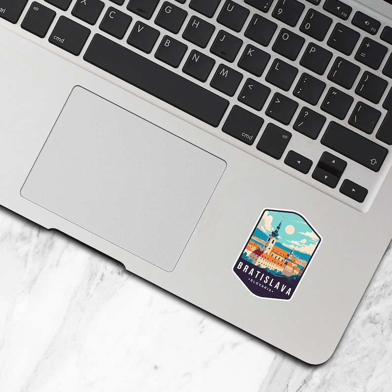 Bratislava Sticker, Vinyl Travel Stickers, Slovakia Stickers, European ...
