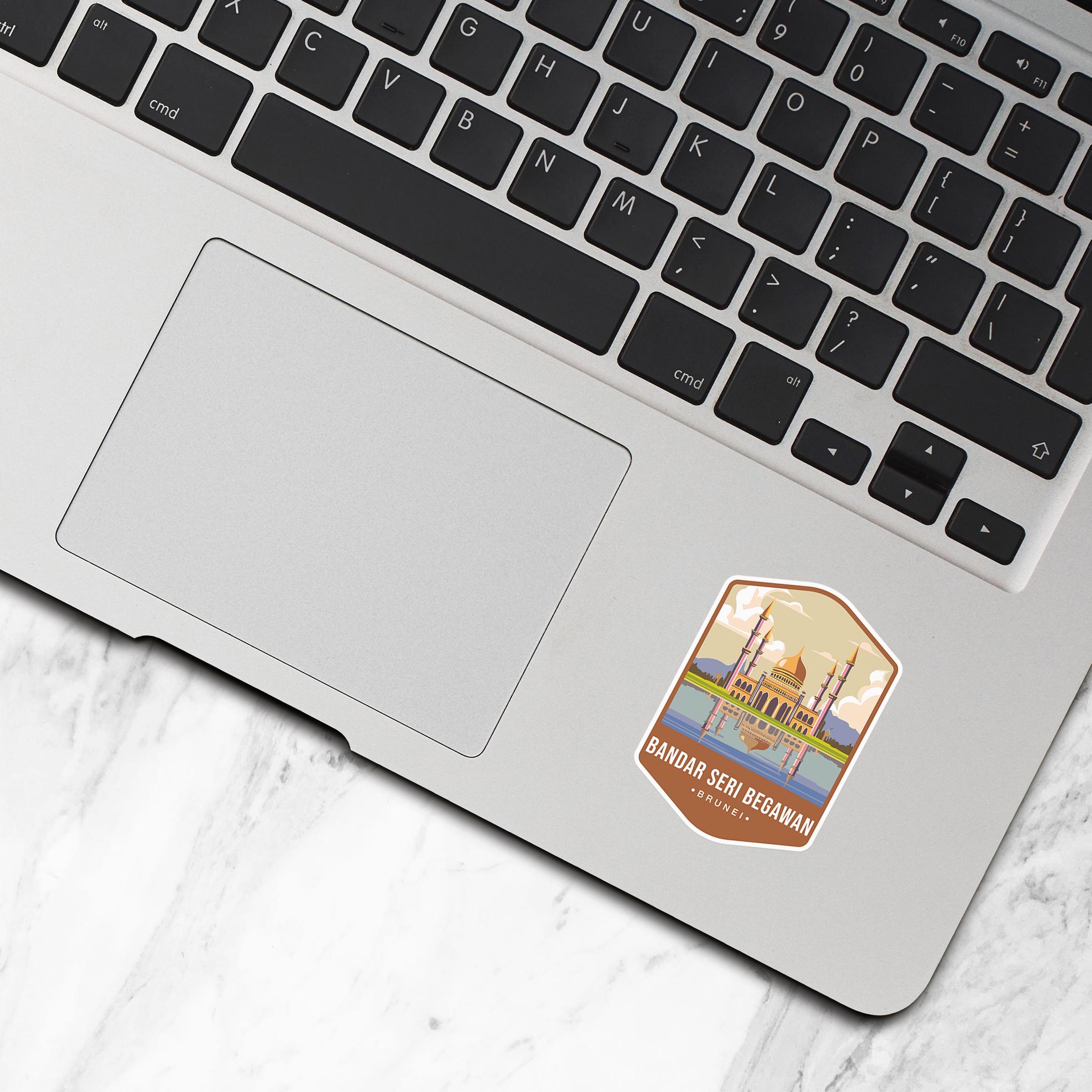 Bandar Seri Begawan Sticker, Vinyl Travel Stickers, Brunei Stickers ...