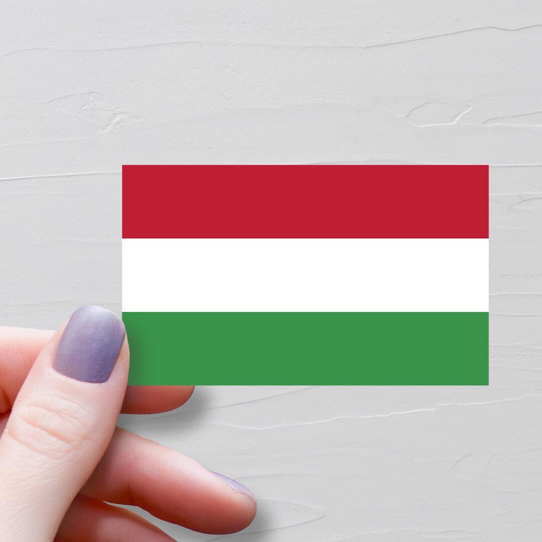 Hungary Flag Sticker, Vinyl Travel Stickers, Hungarian Tourism Gift ...
