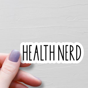 Health Nerd Sticker, Vinyl Stickers, Epidemiologist Gift, Public Health ...