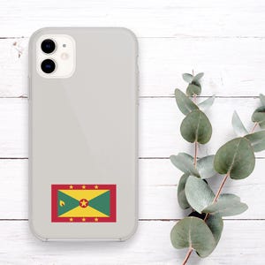 Grenada Flag Sticker, Vinyl Travel Stickers, Grenadian Stickers ...