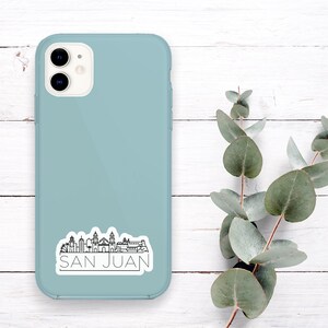 San Juan Sticker, Puerto Rico Sticker, Vinyl Travel Stickers, Puerto ...