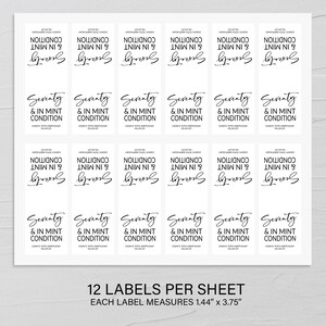 70th Birthday Party Favor Mint Labels, Seventy & in Mint Condition ...