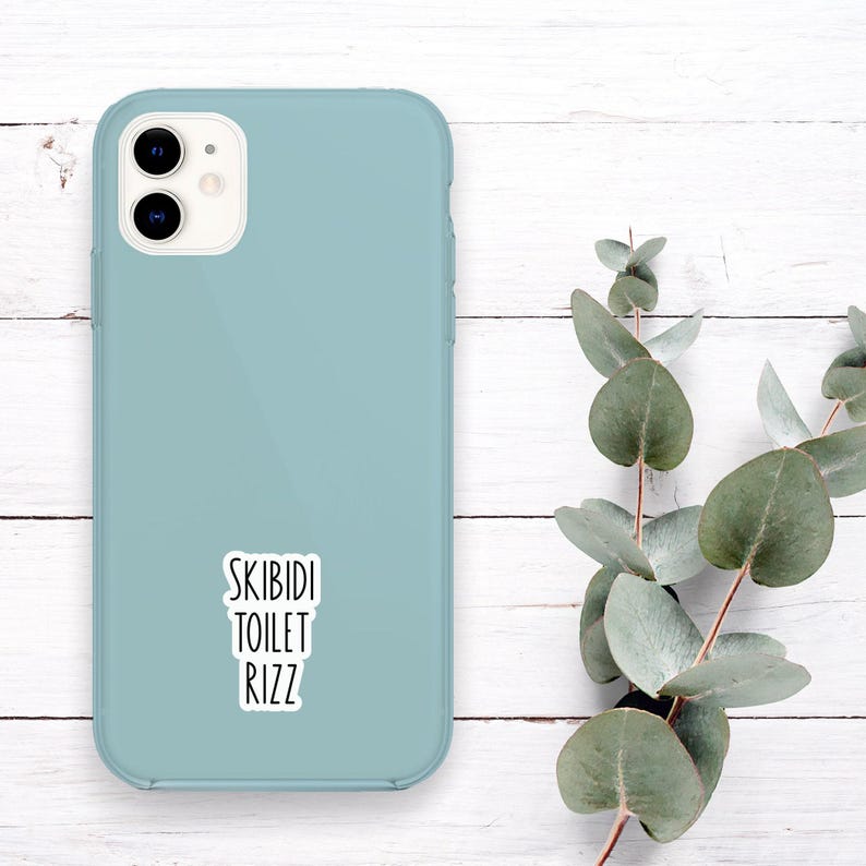Skibidi Toilet Rizz Sticker, Waterproof Vinyl Gen Z Stickers, Teen ...