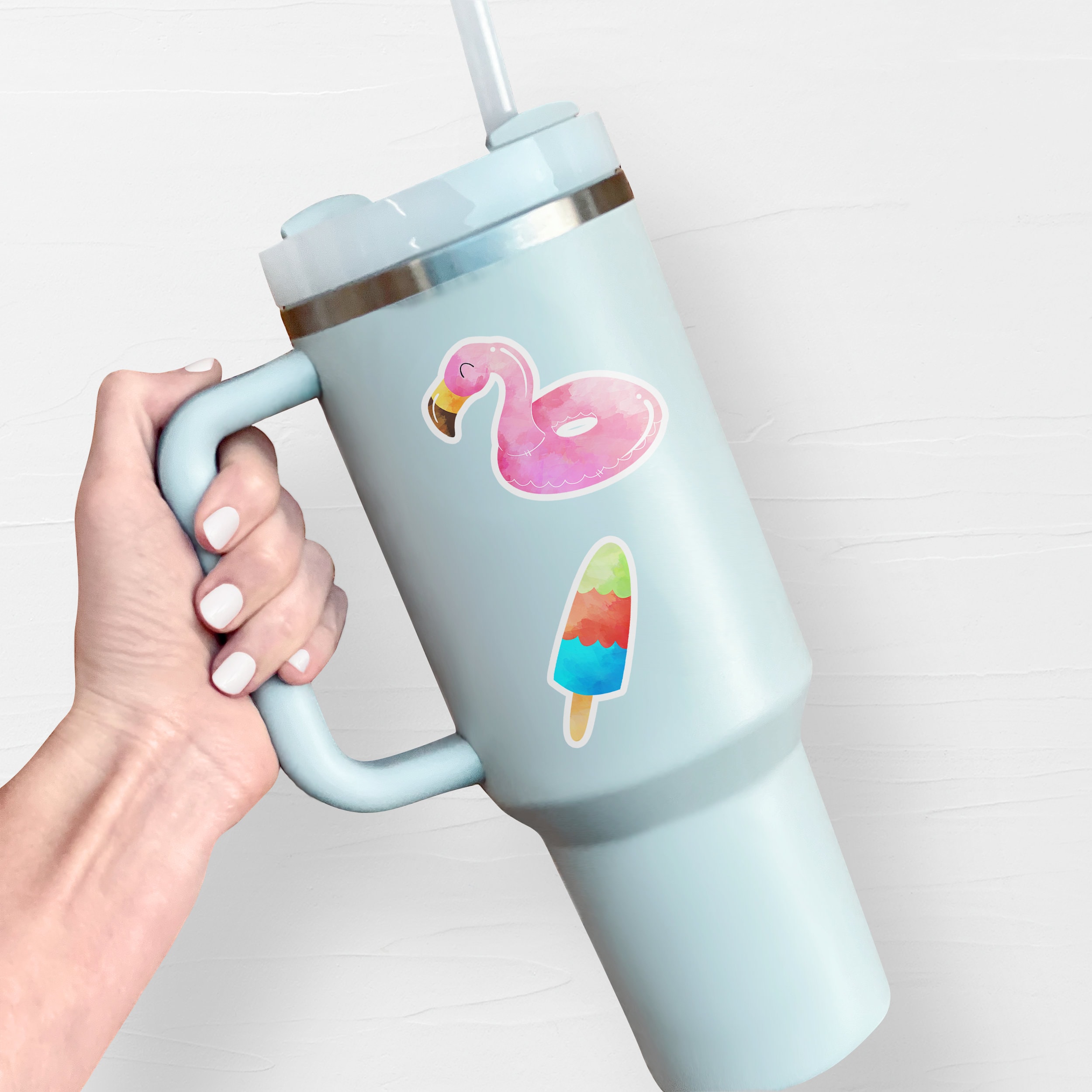 Summer Pool Party Sticker Pack of 5, Vinyl Stickers, Cute Summer ...