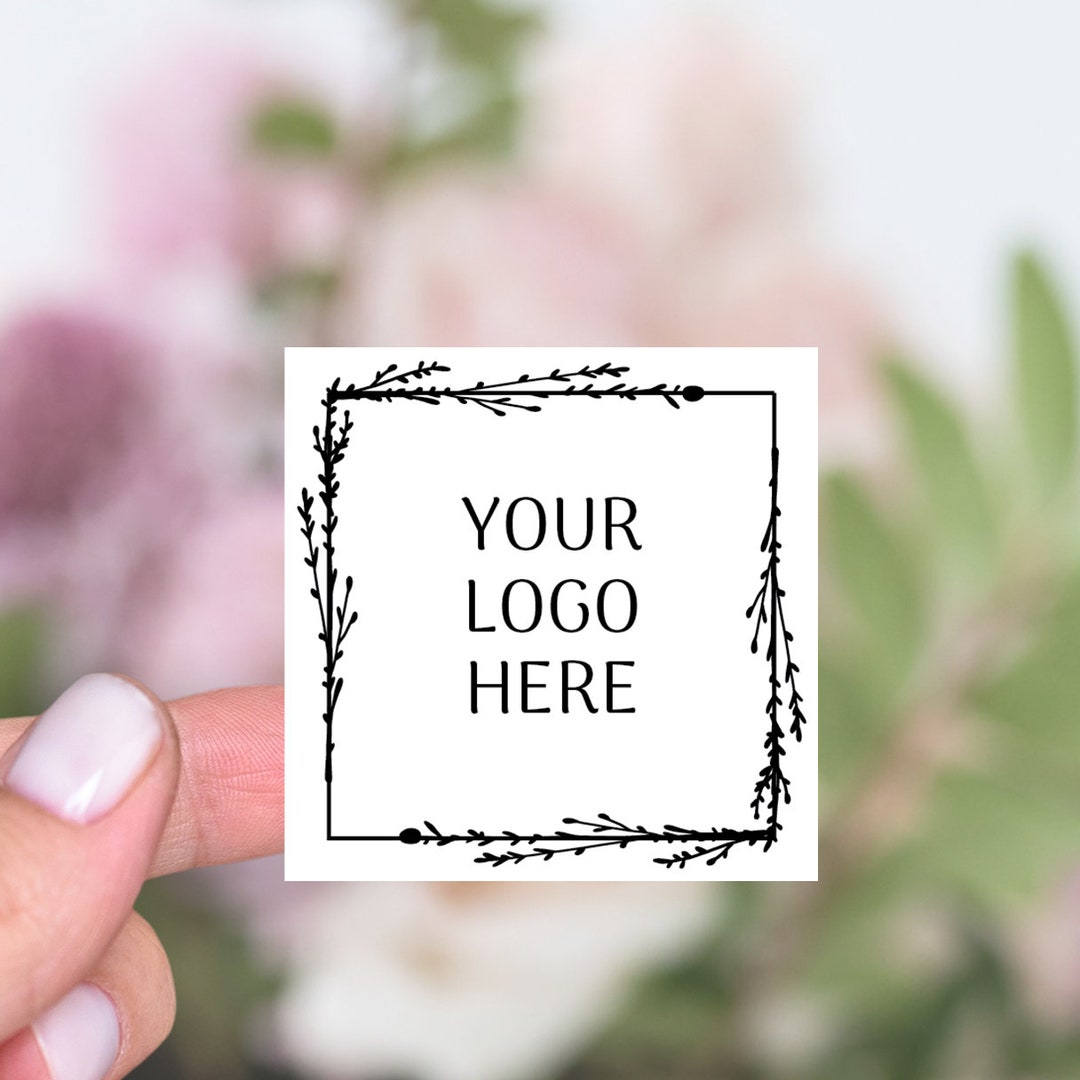 Square Logo Stickers, Vinyl Stickers, Custom Square Stickers ...