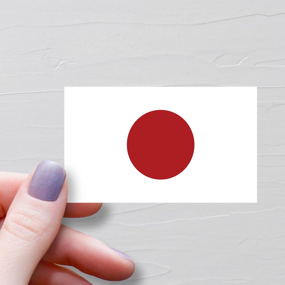 Japan Flag Sticker, Vinyl Travel Stickers, Japanese Stickers, Souvenir ...