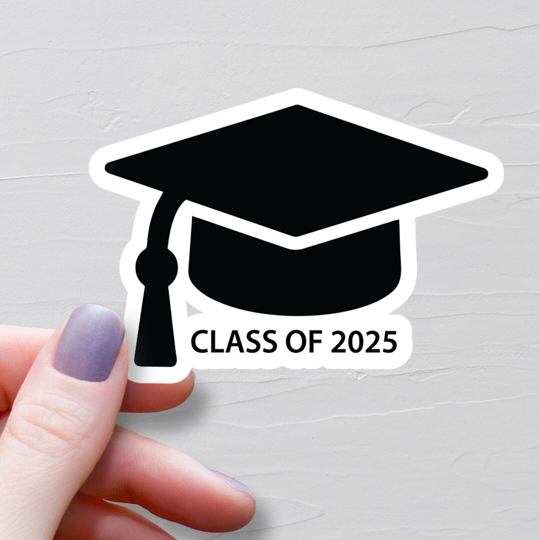 Class of 2025 Sticker, Vinyl Stickers, 2025 Graduation Stickers, Laptop ...