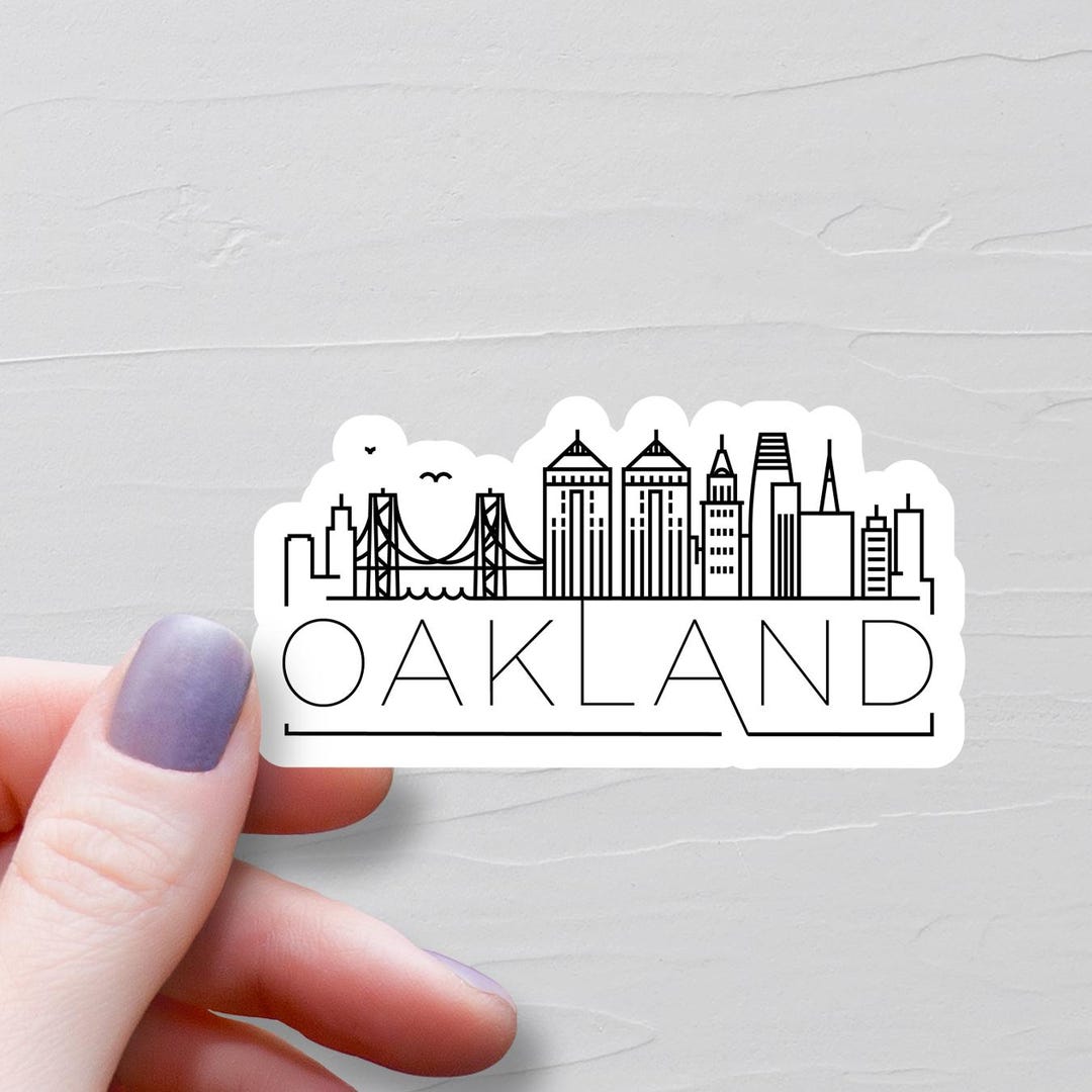 Oakland Sticker, Vinyl Stickers, USA Travel Stickers, California ...