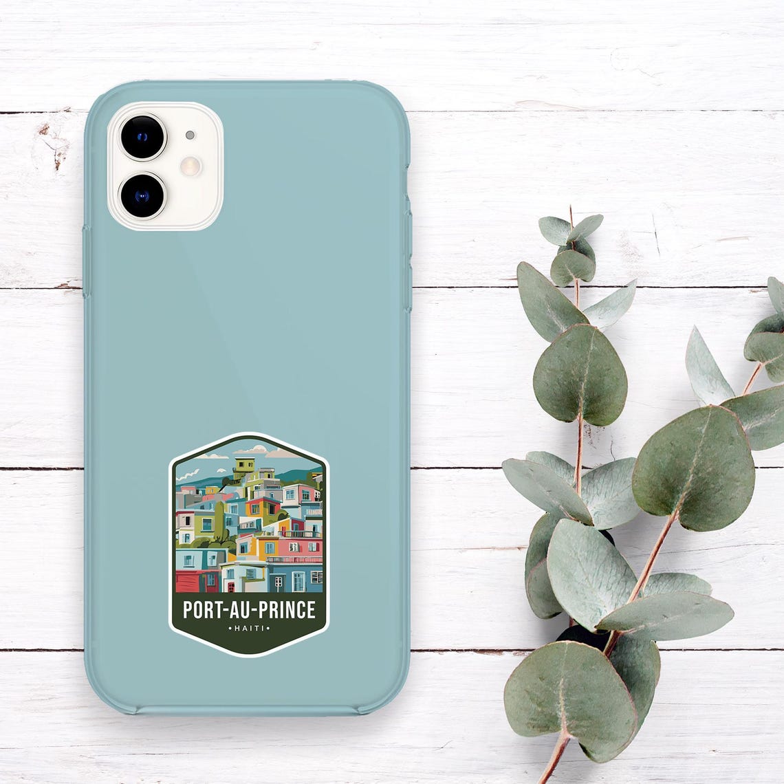 Port Au Prince Sticker, Vinyl Travel Stickers, Capital of Haiti ...